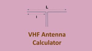 VHF Dipole Antenna Length Calculator