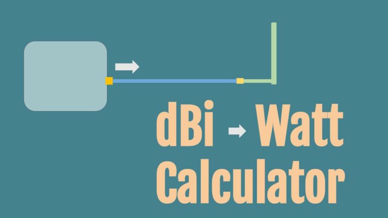 dBi to Watt Converter (with Examples)