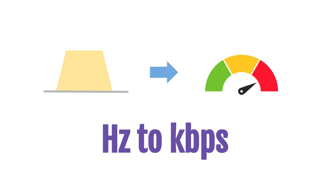 Hz To Kbps Calculator