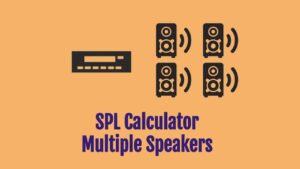 SPL Calculator for Multiple Speakers