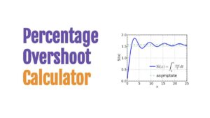 Percentage Overshoot Calculator