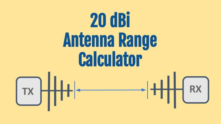 20 dBi Antenna Range in Meters
