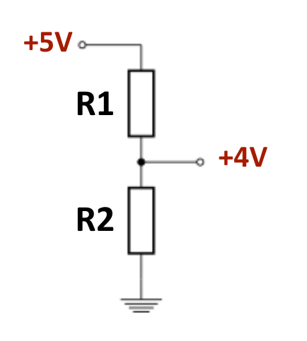 5V to 4V Voltage Divider Calculator
