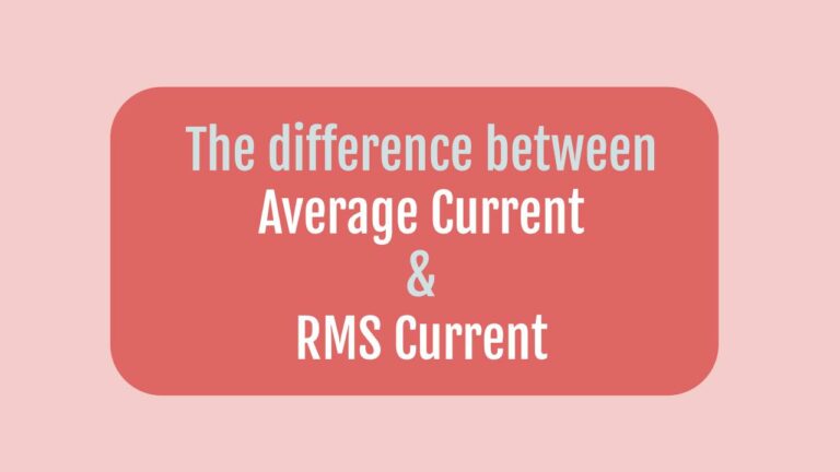 What's the Difference Between RMS and Average Current?
