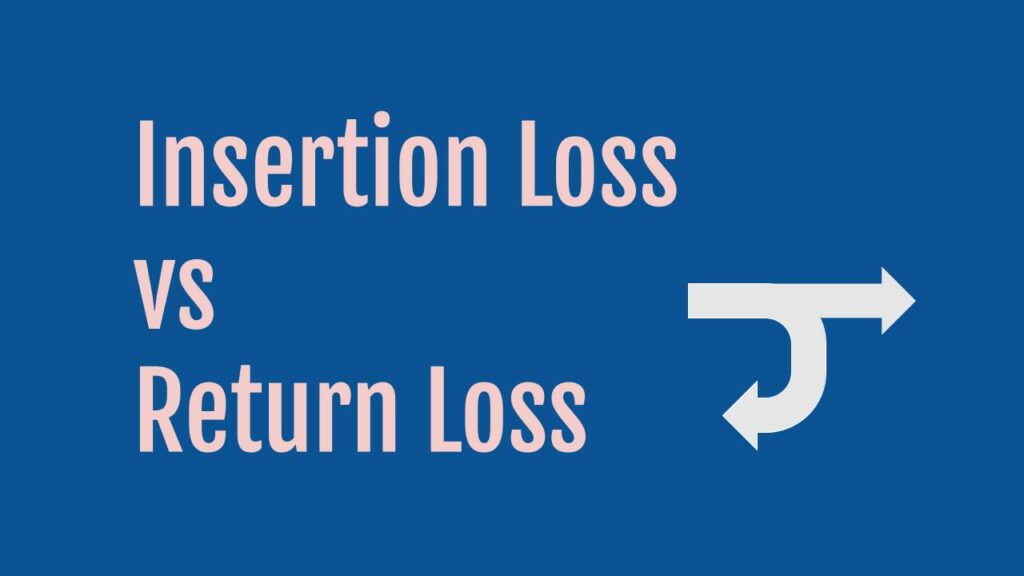 Insertion Loss vs Return Loss