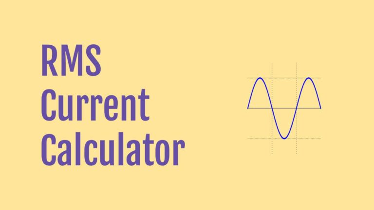 RMS Current (Amp) Calculator