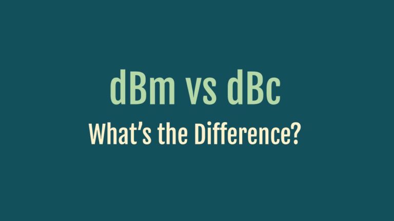 dBm vs dBc - What's the Difference?
